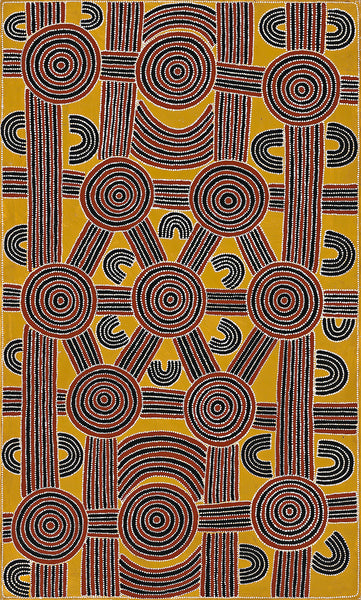 Aboriginal Art Painting 92I012, Dave Pwerle Ross, 1992 – Delmore Gallery